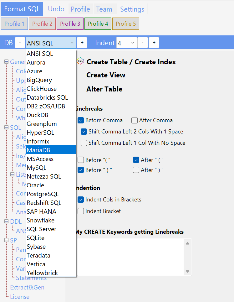 Notepad++ Plugin History - SQL Formatter